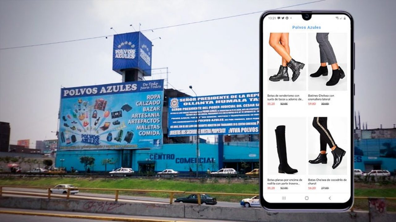 ¿Por qué se llama Polvos Azules el conocido centro comercial de Lima?
