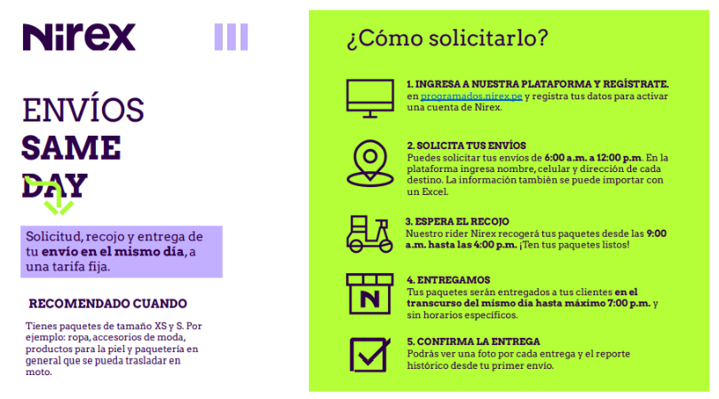 Delivery Same Day representa más del 75% de envíos, según Nirex ...