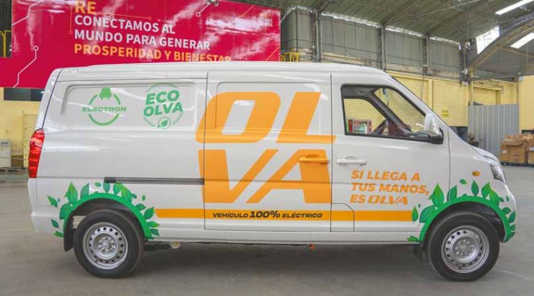 Olva adquiere nuevo vehículo eléctrico para su flota de entrega de ...