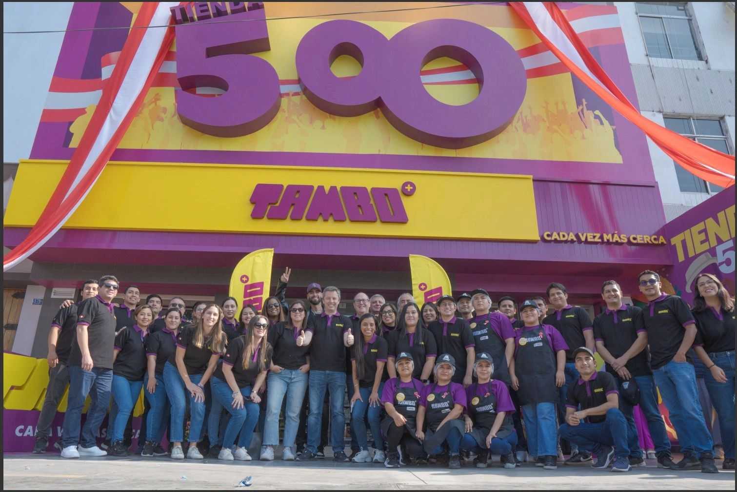 Tambo logra su hito de 500 tiendas en Perú con su nuevo local en ...
